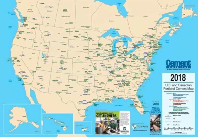 The 2018 Cement Maps are here - Columbia Steel Cast Products LLC
